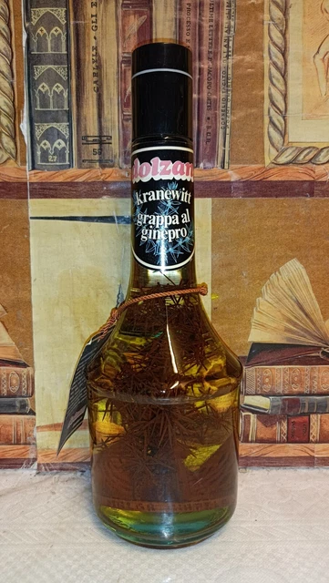 GRAPPA AL GINEPRO Kranewitt Dolzan 70cl 40% Anni 90 EUR 25,00 - PicClick IT
