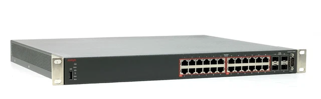 AVAYA 4524GT-PWR POE Gigabit Switch 24-Port 10/100 / 1000Mbit/S + 4x ...
