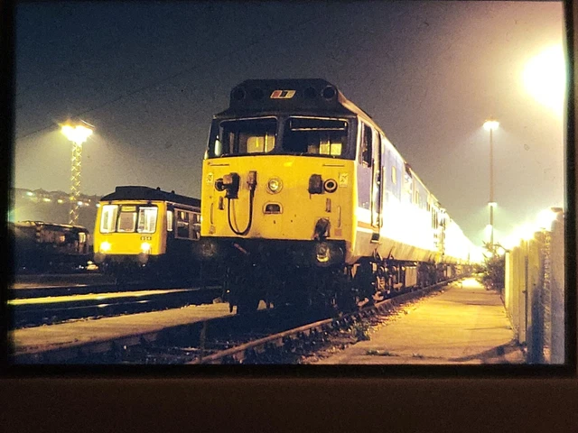 35MM COLOUR SLIDE of English Electric Class 50 number 50048 at Laira £1 ...