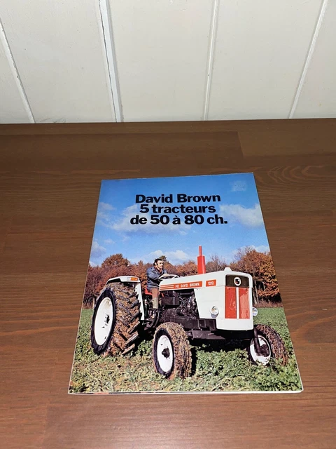 BROCHURE PROSPEKT PROSPECTUS GAMME TRACTEUR DAVID BROWN 885-990..tractor-traktor EUR 24,24 ...