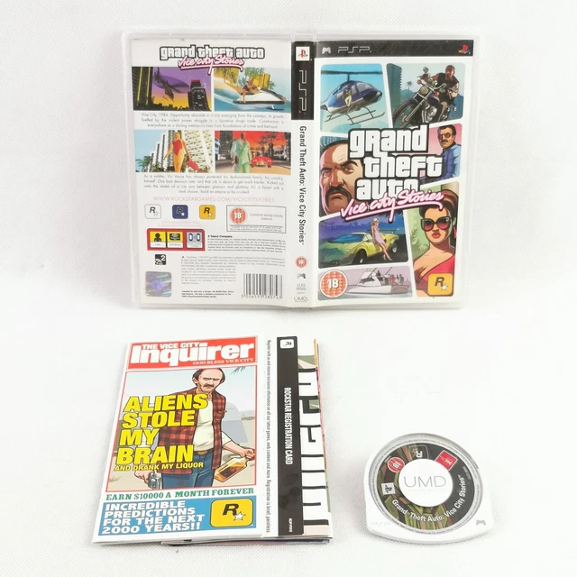 GRAND THEFT AUTO Vice City Stories PSP EUR 9,90 - PicClick FR