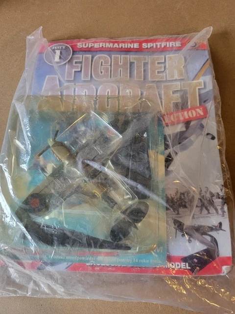 AMERCOM FIGHTER AIRCRAFT Issue #1 Supermarine Spitfire Diecast Model ...