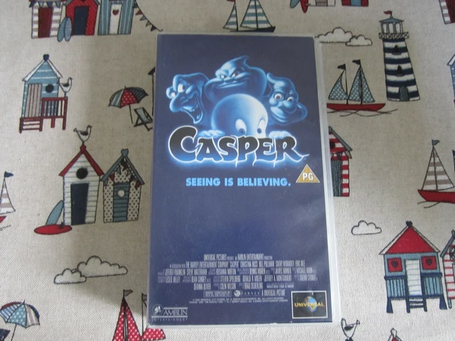 CASPER 1995 STEVEN Spielberg Film Vhs Video Tape Uk Pal Format Only Ok ...