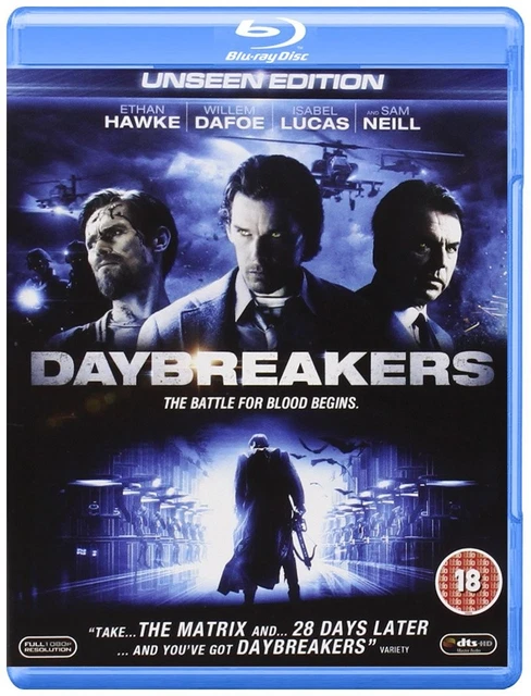 DAYBREAKERS (BLU-RAY) WILLEM Dafoe Isabel Lucas Ethan Hawke Sam Neill £ ...
