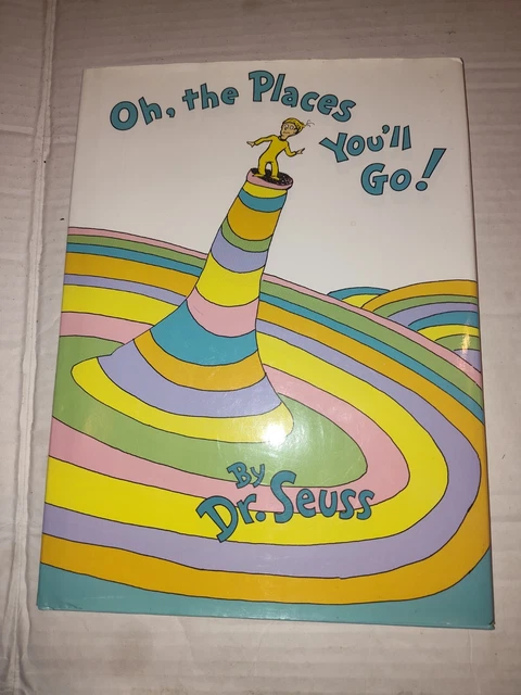 VINTAGE DR. SEUSS Seuss Oh, The Places You'll Go 1st edition Dust ...