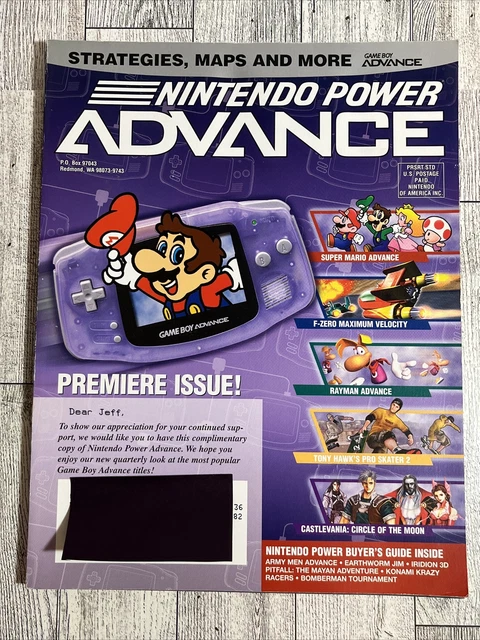 NINTENDO POWER ADVANCE Magazine Premiere Issue Vol 1 2001 First Issue NICE £10.45 - PicClick UK