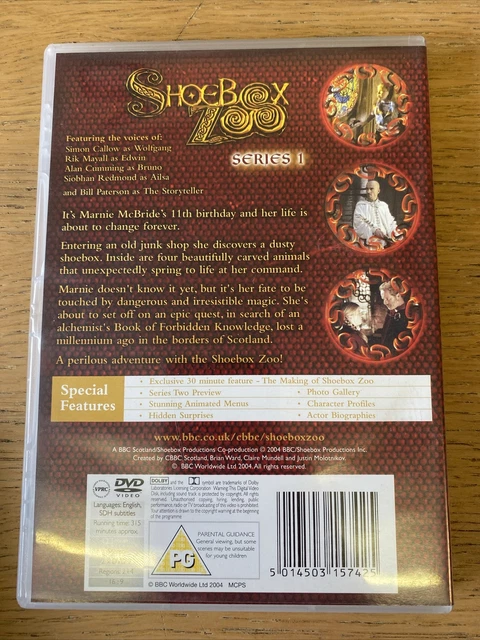 SHOEBOX ZOO - Series 1 - Complete (DVD, 2004) £0.99 - PicClick UK