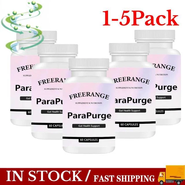 FREERANGE PARAPURGE ADVANCED Parasite Cleanser-Gut & Colon Support/ 60 ...