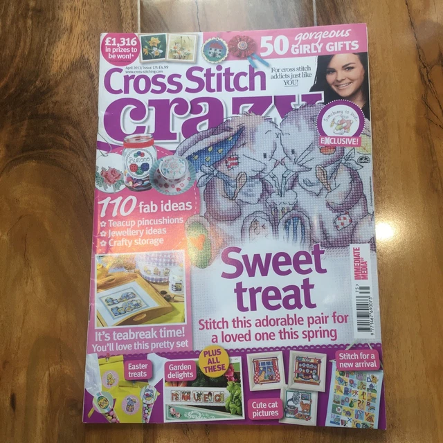 CROSS STITCH CRAZY Magazine. Issue 175. April 2013 £5.50 - PicClick UK