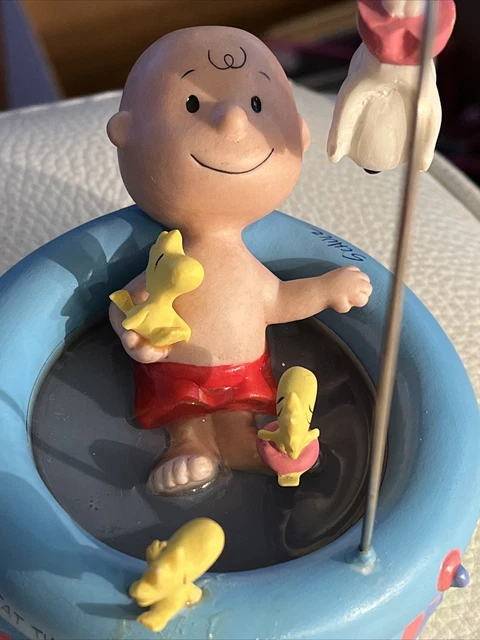 HALLMARK GALLERY SNOOPY Peanuts Charlie Brown Diving Swimming Pool ...