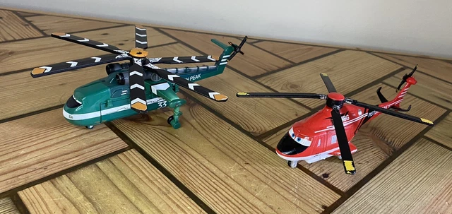DISNEY PIXAR PLANES Diecast Helicopters Windlifter/ Blade Ranger ...