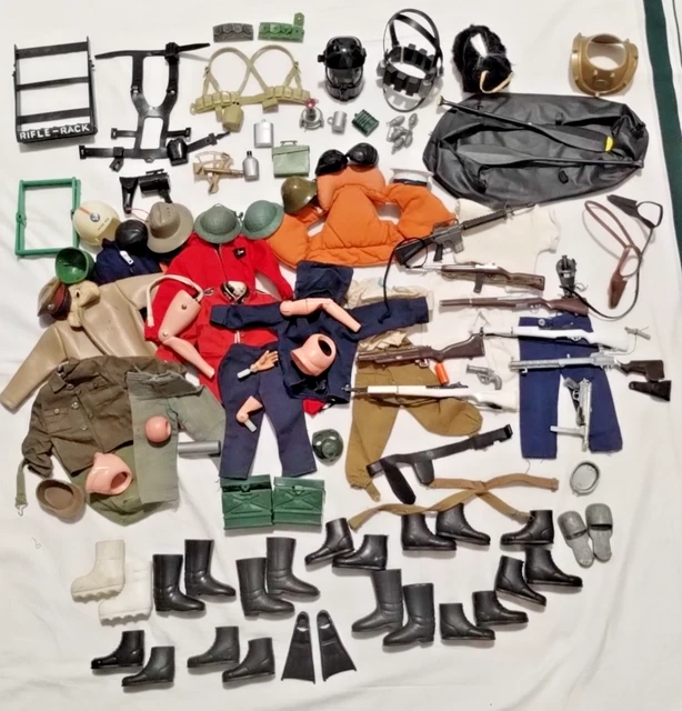VINTAGE ACTION MAN Palitoy Spares Accessories Job Lot Bundle: Mix items ...