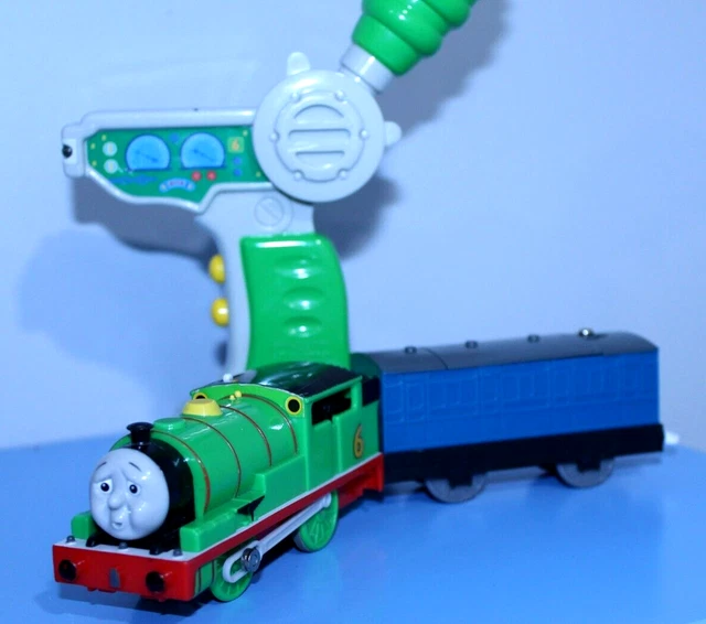 THOMAS & FRIENDS Trackmaster R/C PERCY Motorized Train REMOTE CONTROL ...