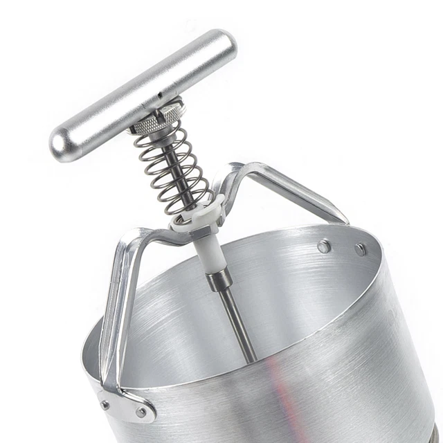 5L MANUAL DONUT Depositor Dropper Plunger Dough Batter Dispenser Hopper ...