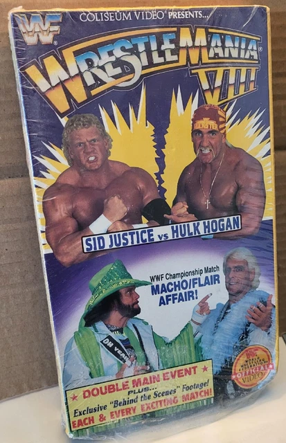 WWF WRESTLEMANIA VIII [Vhs Coliseum Wrestling] Hulk Hogan - Macho Man ...