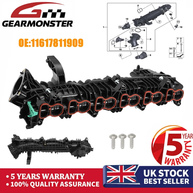 11617811909 INTAKE INLET MANIFOLD FOR BMW 3 Series F30, F80, F31, F34 ...