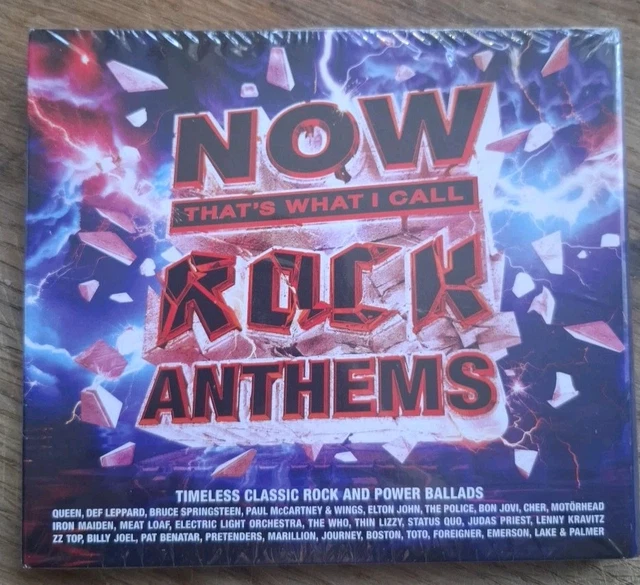 NOW THATS WHAT I Call Rock Anthems- New 4xCD 2024 - Timeless Classic Rock £3.84 - PicClick UK