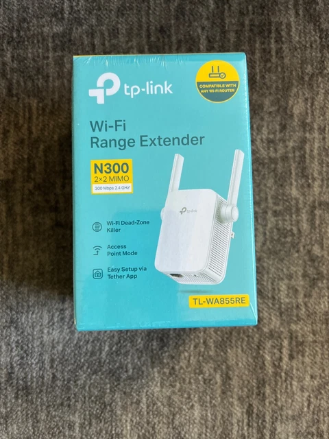 TP-LINK WI-FI RANGE Extender N300 2x2 MIMO TL-WA855RE, OEM, NIB $18.00 ...