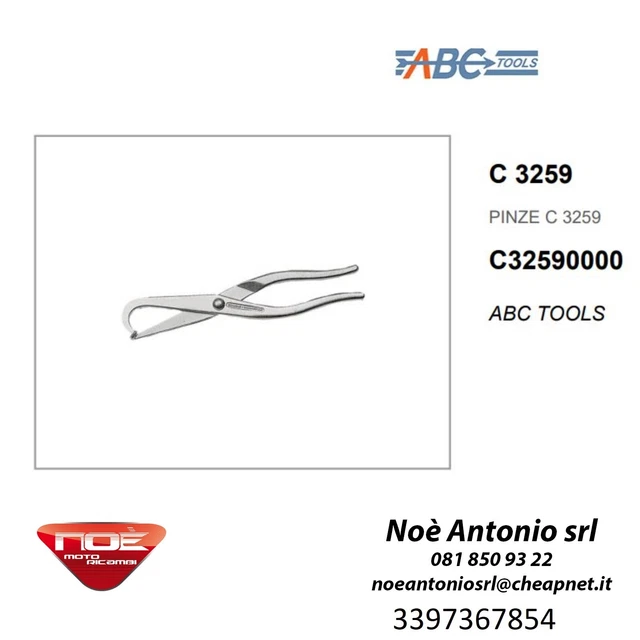 PINZA PER MOLLE DEI FRENI ABCTOOLS C3259 mm210 7503 EUR 29,99 - PicClick FR