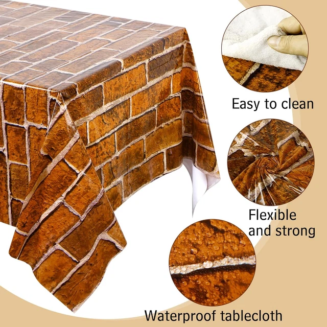 BRICK STONE WALL Stone Wall Scene Setter Brick Sheet Wallpaper Curtains ...