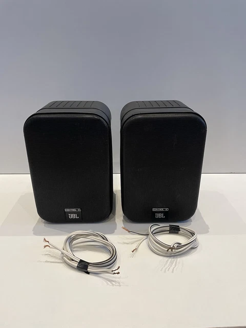 JBL CONTROL 1C Monitor Speakers X2, Black With Wire, Check Description! £45.00 - PicClick UK