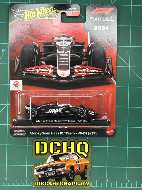 2025 HOT WHEELS 🔥 FORMULA 1 PREMIUM 🔥 MoneyGram Haas F1 Team - VF-24 ...
