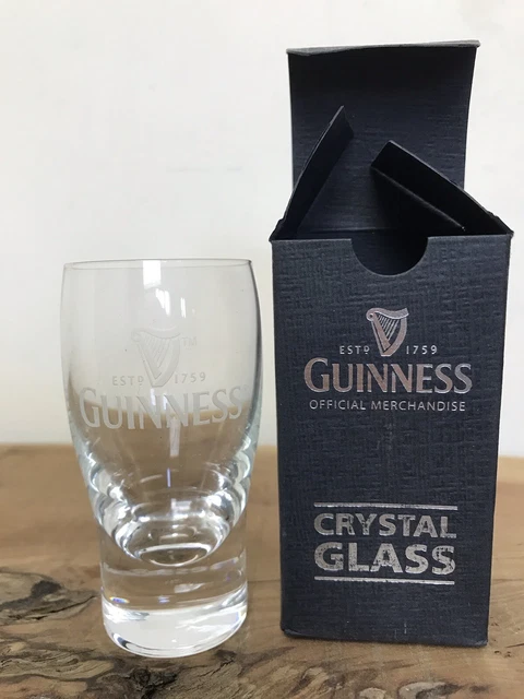 GUINNESS CRYSTAL GLASS Collectibles Advertising Pub Bar Stout Brewery £ ...