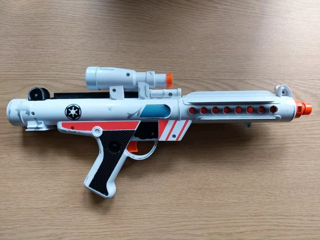 STAR WARS STORMTROOPER E-11 Rifle Sound Blaster Cosplay - Hasbro 1996 £ ...