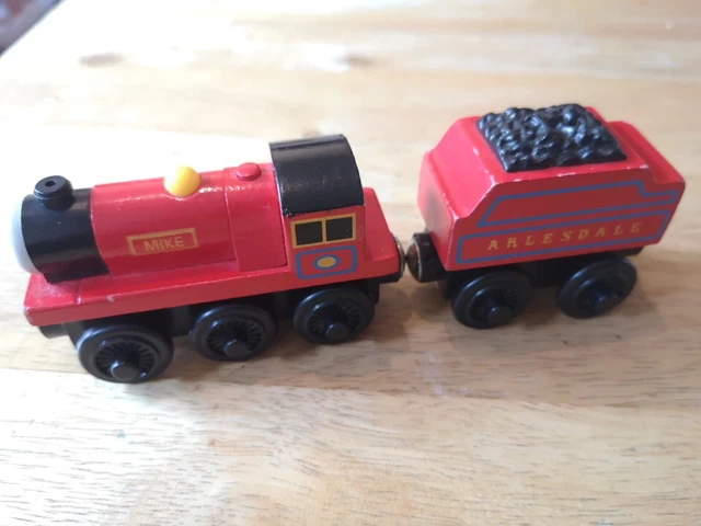 ARLESDALE MIKE AND tender Thomas the tank engine wooden train fits BRIO ...