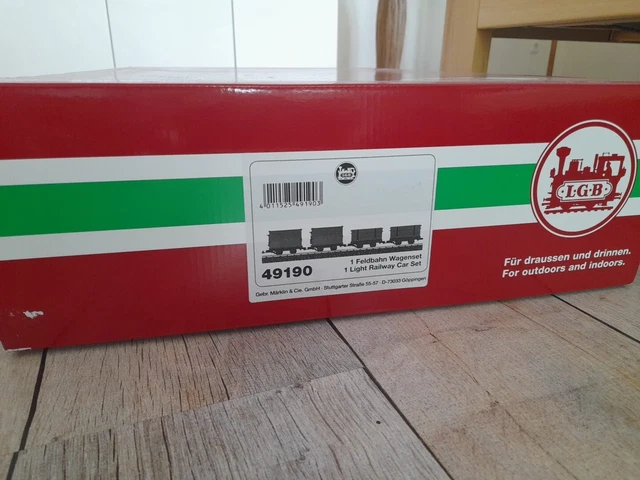 LGB 46190, SPUR G, Feldbahn Wagenset EUR 144,25 - PicClick DE