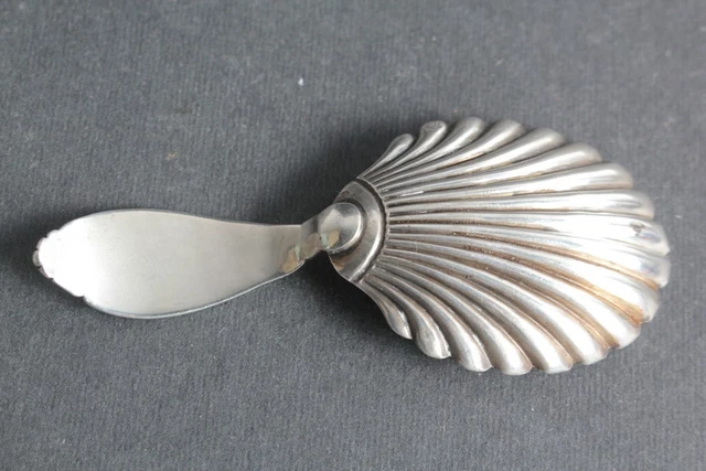 ANCIENNE CUILLÈRE À thé argent coquillage Tea caddy spoon (68934) EUR ...