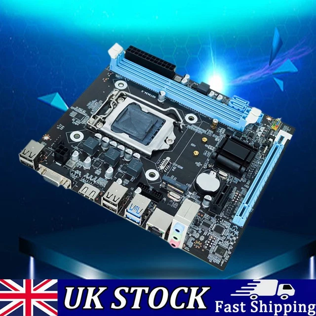 H81 DESKTOP COMPUTER Mainboard VGA+HDMI-Compatible+RJ45 Port Micro-ATX ...