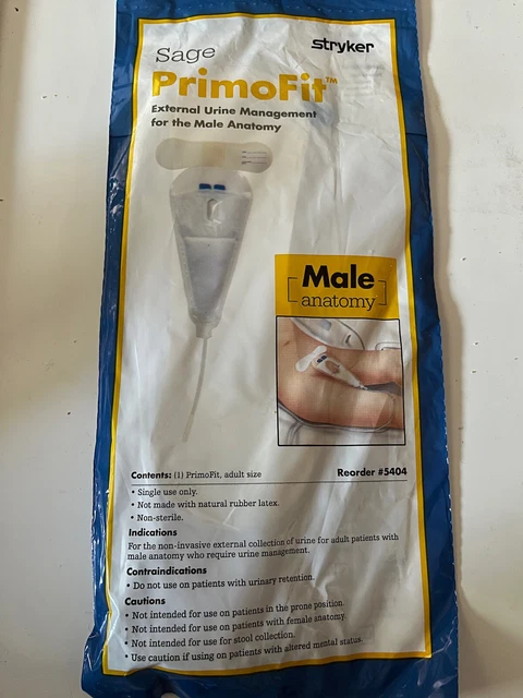 10 SAGE PRIMOFIT Urine management System - PRIMOFIT, EXTERNAL - 5404 ...