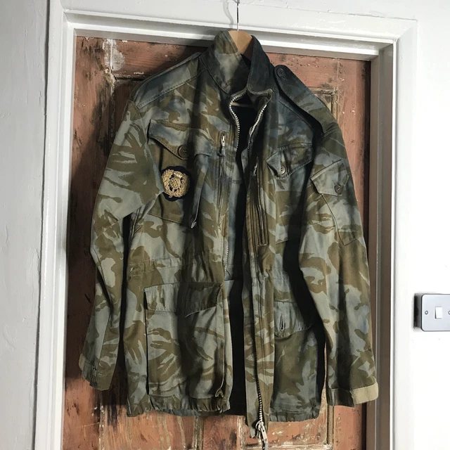 VINTAGE BRITISH ARMY SAS Pattern Combat Jacket With Rare Thistle Patch ...