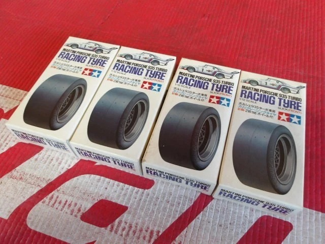 TAMIYA PORSCHE 935 Turbo Slick Racing Tire With Wheels 4 Pcs Set £212. ...