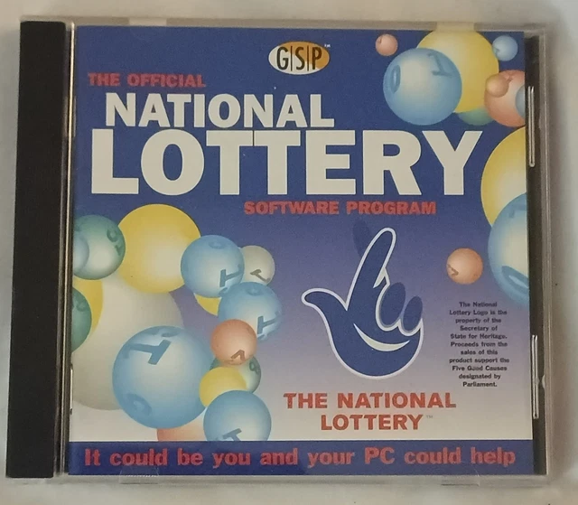 RARE NATIONAL LOTTERY Software Program CD £52.70 - PicClick UK