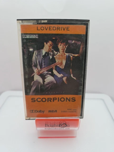 SCORPIONS - LOVEDRIVE (CASSETTE) 1979 RARE Philippines ALTERNATE COVER ...