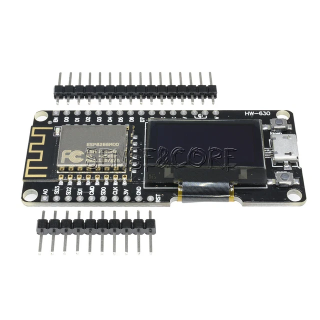 SCHEDA DI SVILUPPO Wifi ESP8266 ESP-12F NODEMCU Wemos CP2102 +0,96" OLED EUR 9,41 - PicClick IT