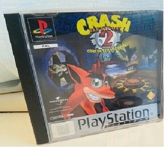 CRASH BANDICOOT 2 : Cortex Strikes Back - Sony PS1 PlayStation Retro ...