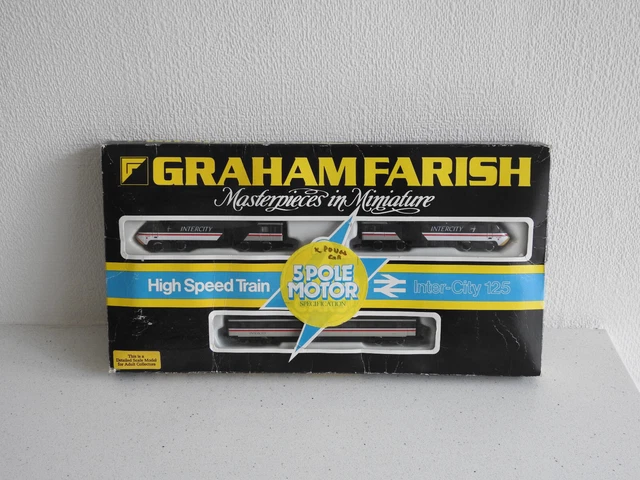 N GAUGE FARISH HST 125 Intercity Set. Power car (non-runner) dummy and ...