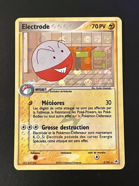 CARTE POKEMON - Electrode 5/101 REVERSE - Ex Légendes Oubliées - FR EUR ... CARTE POKEMON - Electrode 5/101 REVERSE - Ex Légendes Oubliées - FR EUR ...