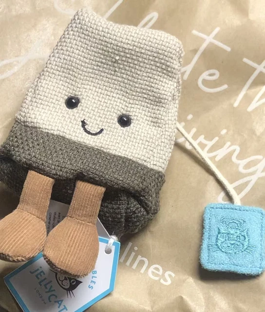 JELLYCAT AMUSEABLES SLEEPY Tea Bag, UK EXCLUSIVE Plush, BNWT £23.34 ...