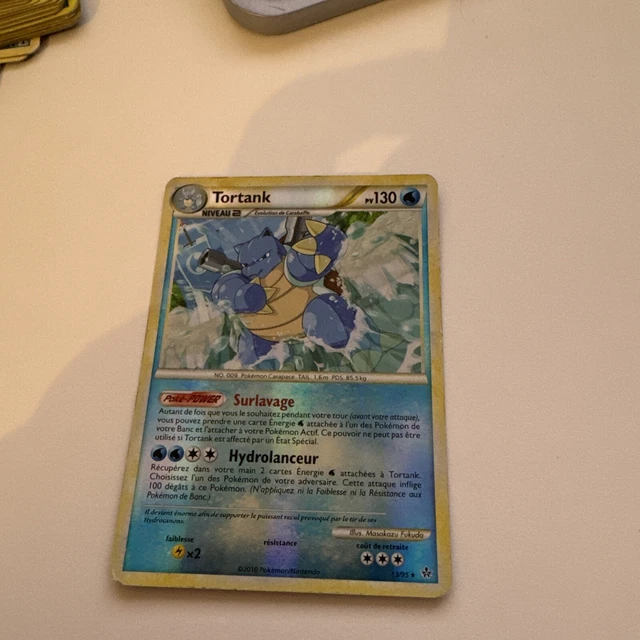 TORTANK 13/95 RARE - Carte Pokémon - HGSS Holo - FR - Excellent état ...