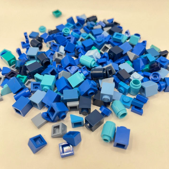 LEGO GREEBLING, 1X1, Mixed Blue, Approx. 45g $8.00 - PicClick AU
