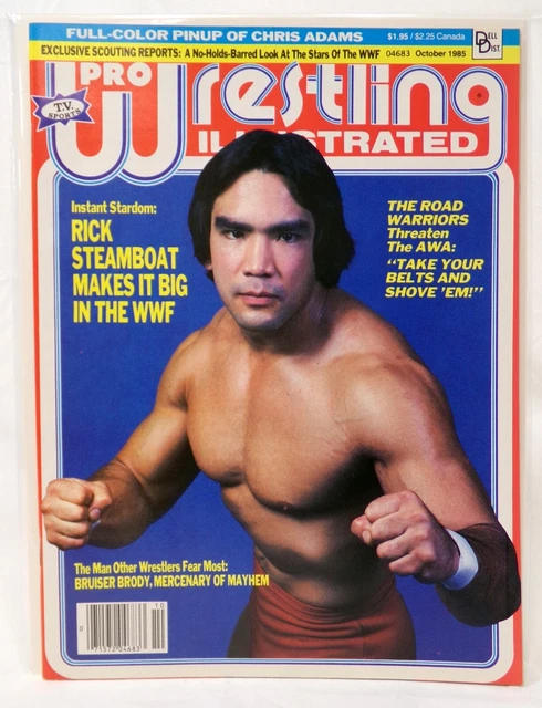 VINTAGE DELL PRO Wrestling Illustrated Magazine October 1985 Issue With ...