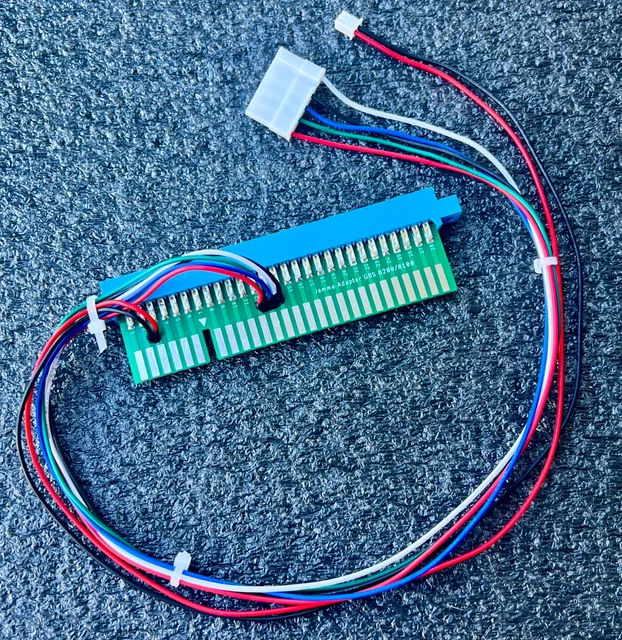 JAMMA ADAPTER GBS 8200/8100 Converter RGB To VGA , 15/31 Khz Borne ...