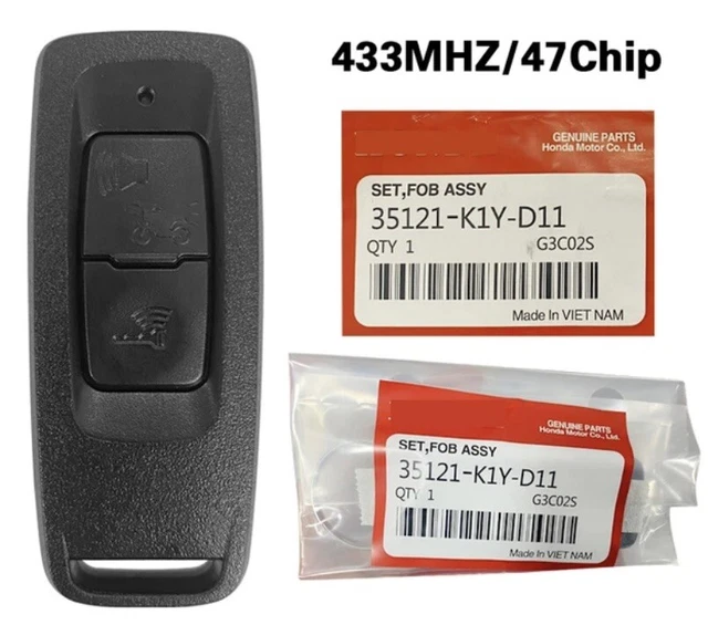 HONDA MOTORCYCLE SMART Key Programming - PCX-FORZA-SH- 125 300i 350 all ...