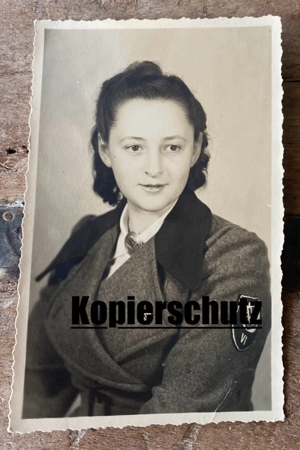 BDM BUND DEUTSCHER Mädel Helferin Blitzmädchen Original Foto 2.WK WW2 ...