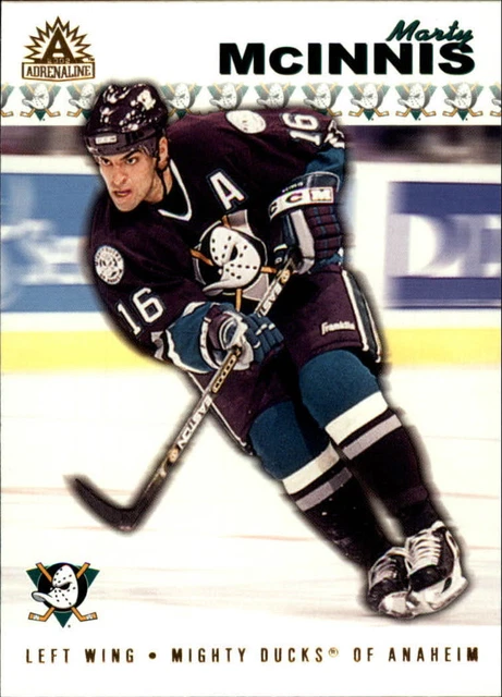 CARTE DE HOCKEY 2001-02 Pacific Adrenaline Anaheim Ducks #4 Marty ...