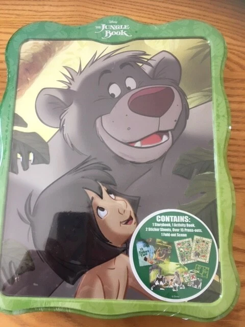 THE JUNGLE BOOK Disney Activity book gift unisex stickers, book ...